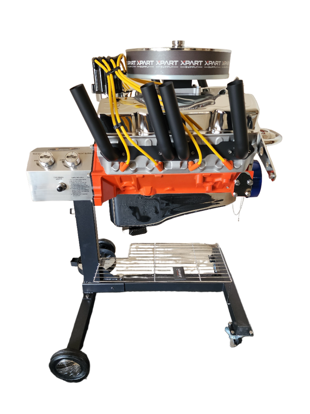 V8 Engine Hot Rod Gas Grill Barbecue – XPart Supply