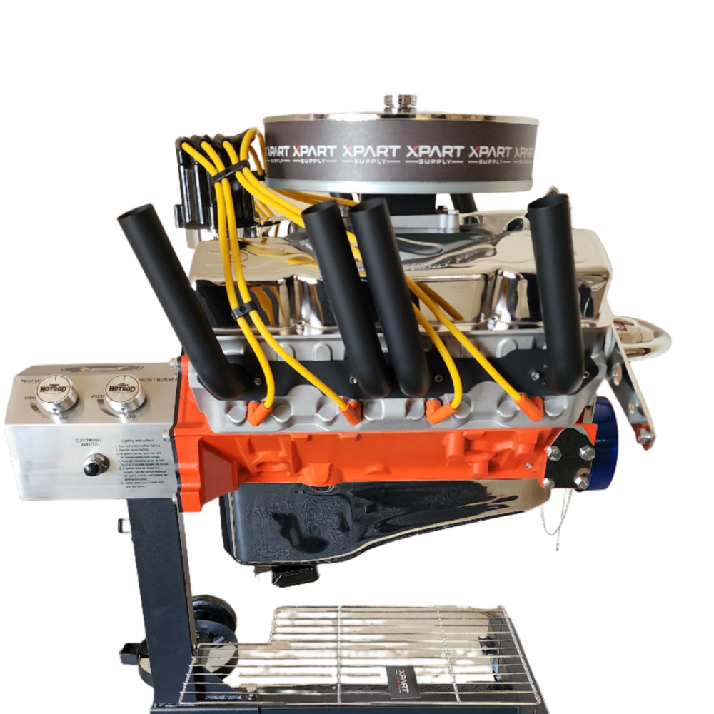 V8 Engine Hot Rod Gas Grill Barbecue – XPart Supply